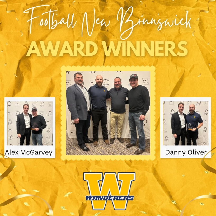 FNB Awards for Alex McGarvey and Danny Oliver – Saint John Wanderers